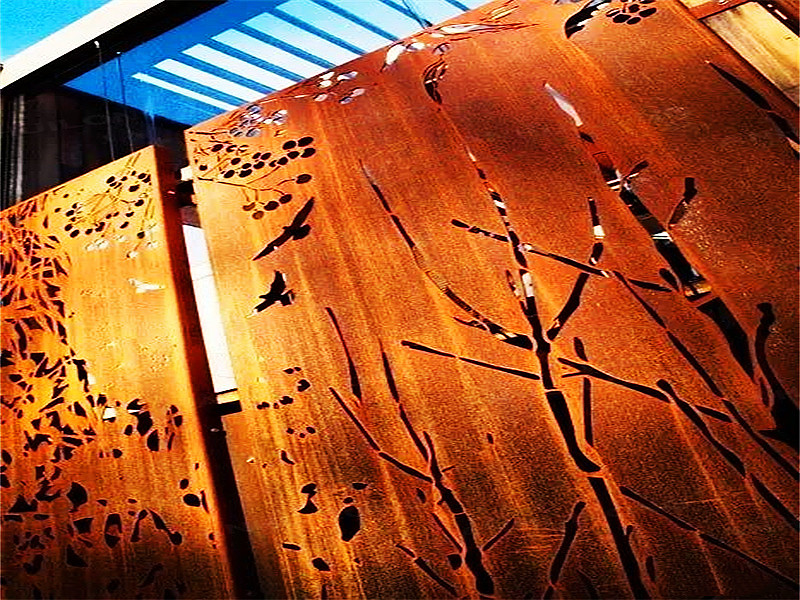 indoor corten steel screen exporters